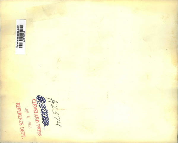 1955 Press Photo Adolphe Wenzell & Arthur Dean as Wendell Appeared to ...