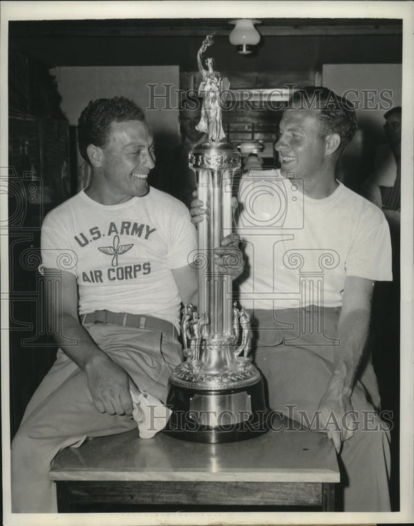 1942 Pres Photo Marvin Bud Ward & Wilford Wehrle at All-American Golf ...