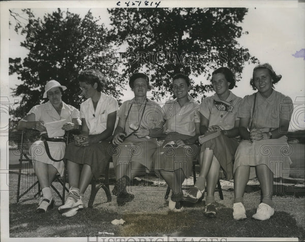 1938 Press Photo Qualifiers in Annual Women's Trans Mississippi Golf ...