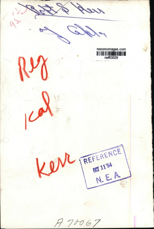 1954 Press Photo Governor Robert Kerr of Oklahoma - nef63029 - Historic ...