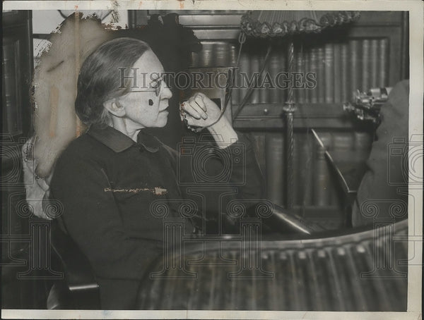 1933 Press Photo Dr Alice Lindsay Lynekoop Question After Daughter-in ...