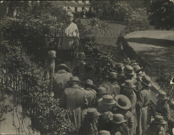1924 Press Photo Mrs Walter G Harding - Historic Images