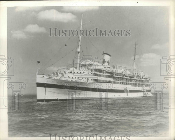 1943 Press Photo U.S Nancy, United States Hospital Ship - Historic Images