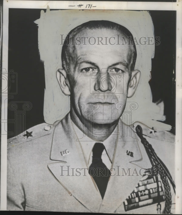 1954 Press Photo Brig Gen Ralph W Zwicker World War II Veteran ...