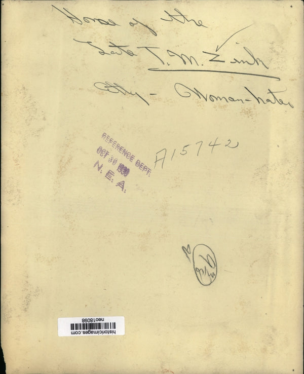 1930 Press Photo T. M. Zink, Attorney, Woman Hater - neo18098 ...