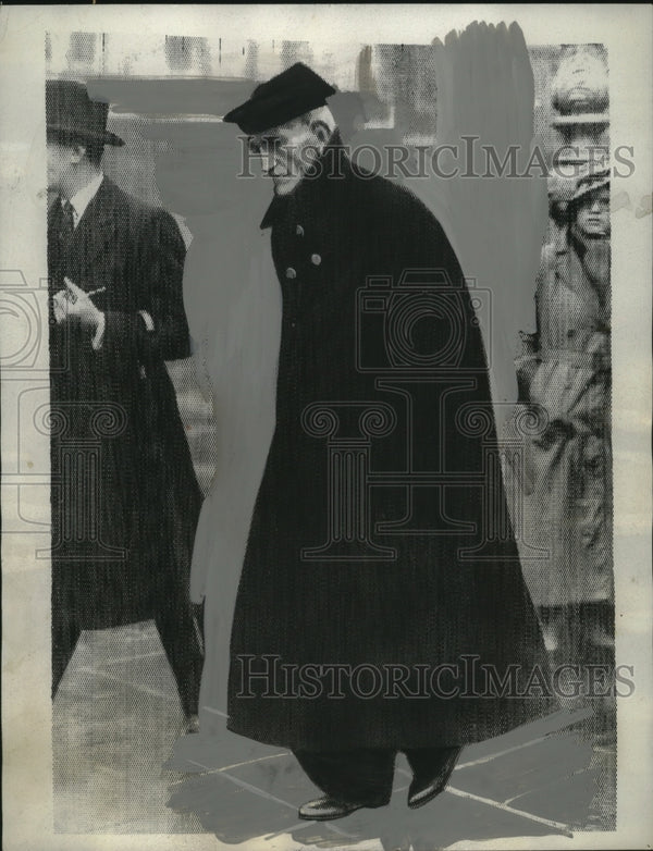 1936 Press Photo Prebendary Percival, King Edward's Chaplain in St ...