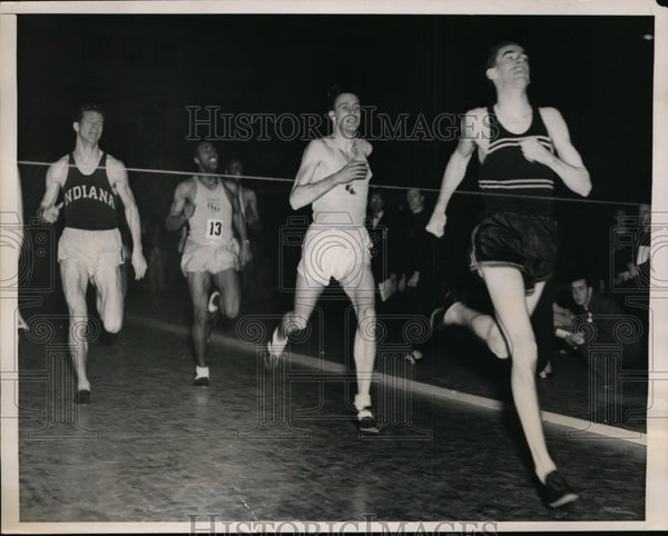 1940 Press Photo Newark NJ 880 yard run James Kehoe, F Slater,C Kane, J ...