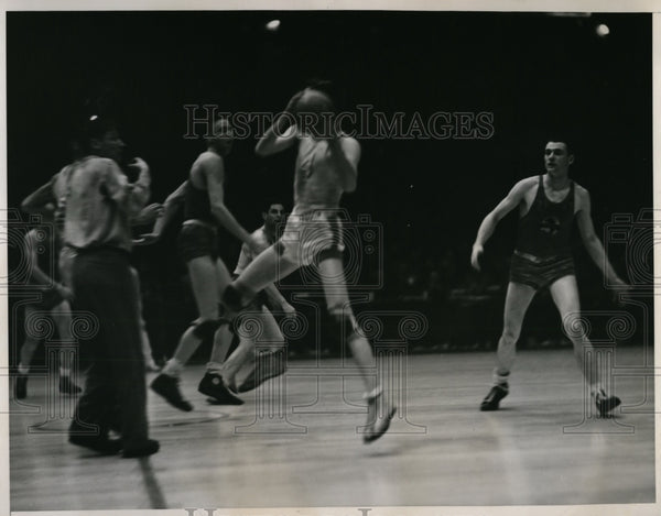 1936 Press Photo Temple Us Don Shields vs McPhersons Oilers - nes32337 ...
