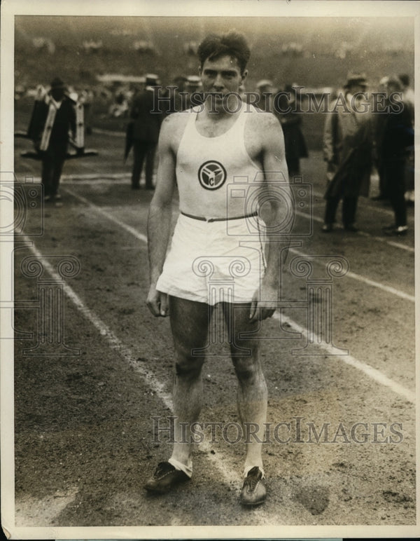 1926 Press Photo Kenneth Kennedy of Illinos National AAU quartermile in ...