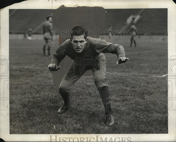 Press Photo Football player Tully of University of Pennsylvania ...