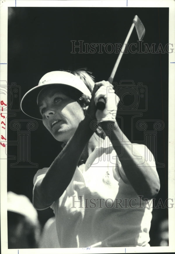1982 Press Photo Golfer Sally Little of Indiana - net34985 - Historic ...