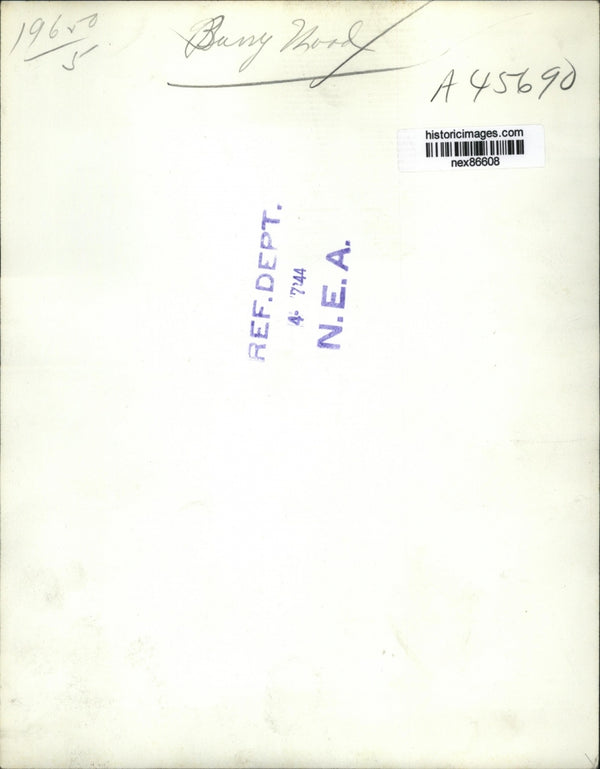 1944 Press Photo Barry Wood Singer - nex86608 - Historic Images