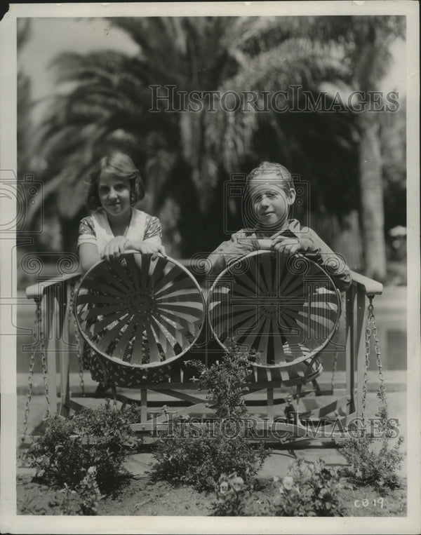 1933 Press Photo Johnny and Lillian Bow Cousins of Actress Clara Bow ...