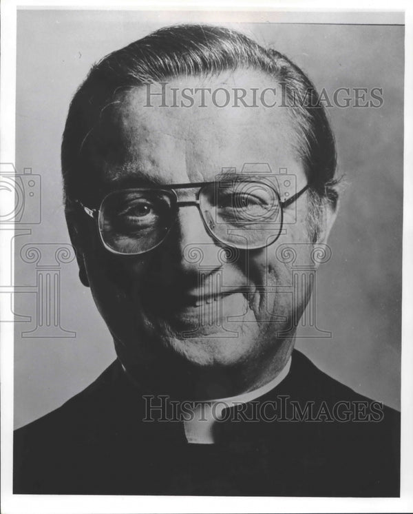 Press Photo Reverend James C. Carter, S.J., President, Loyola ...