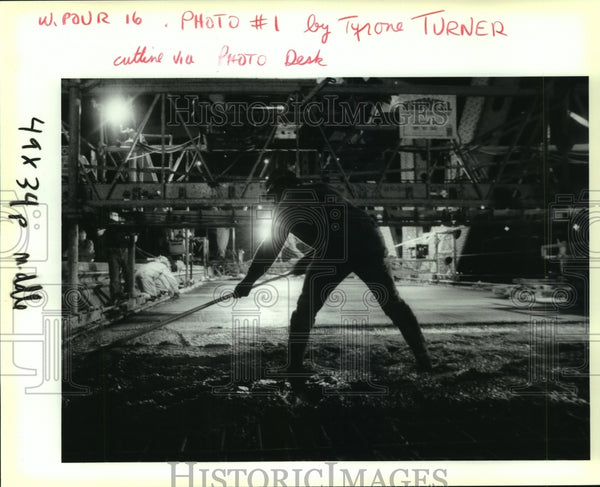 Press Photo Lloyd Burdis, of T.L. James Company at Crescent City ...
