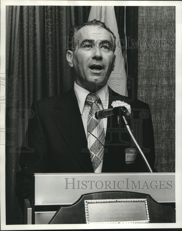 1974 Press Photo Joe Fulco, President - Historic Images