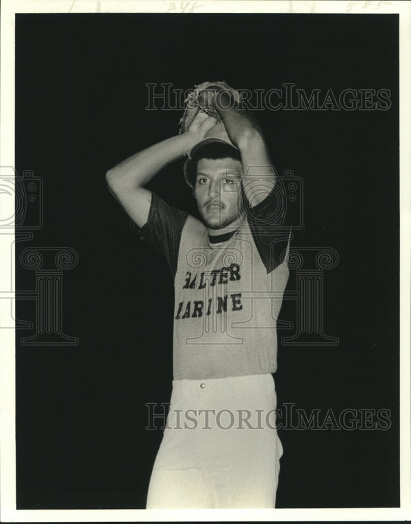 1980 Press Photo Baseball - Paul Fitch - nob18583 - Historic Images
