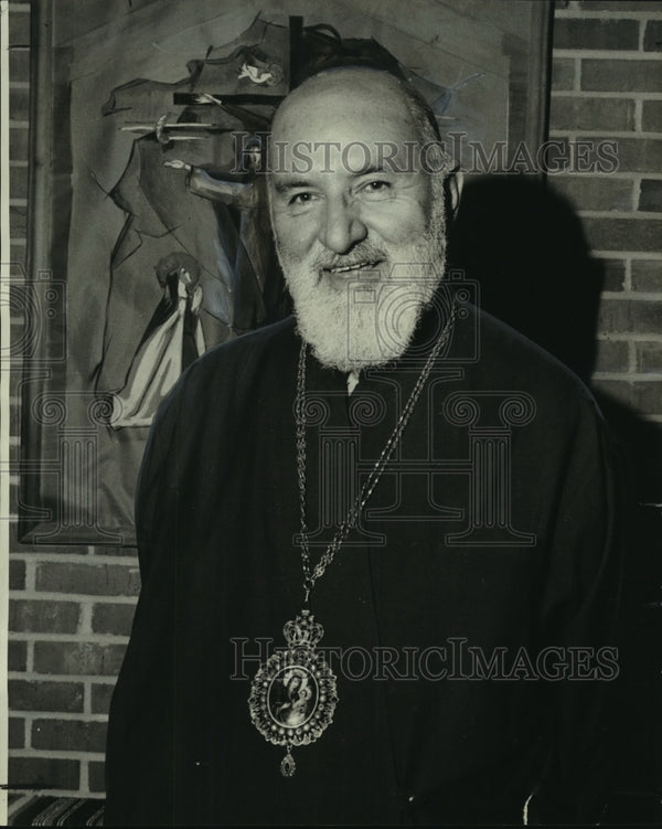 1976 Press Photo His Beatitude, Patriarch Maximos V. Hakim, Beirut ...