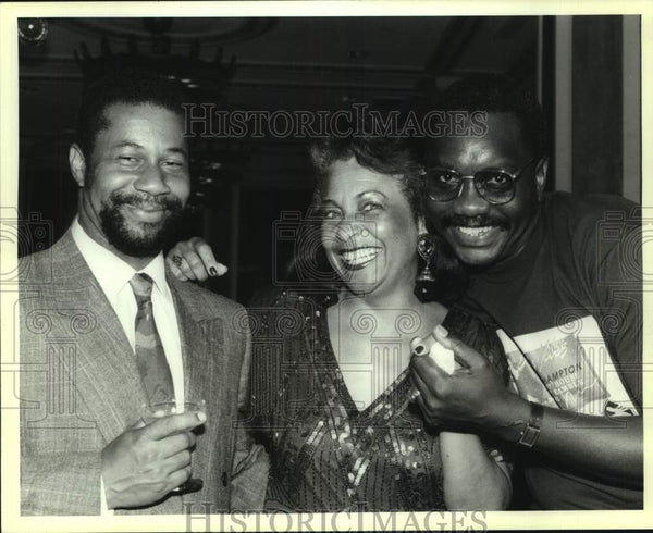 1992 Press Photo Frederick Lonzo, Wanda Rouzan, Steve Williams at ...