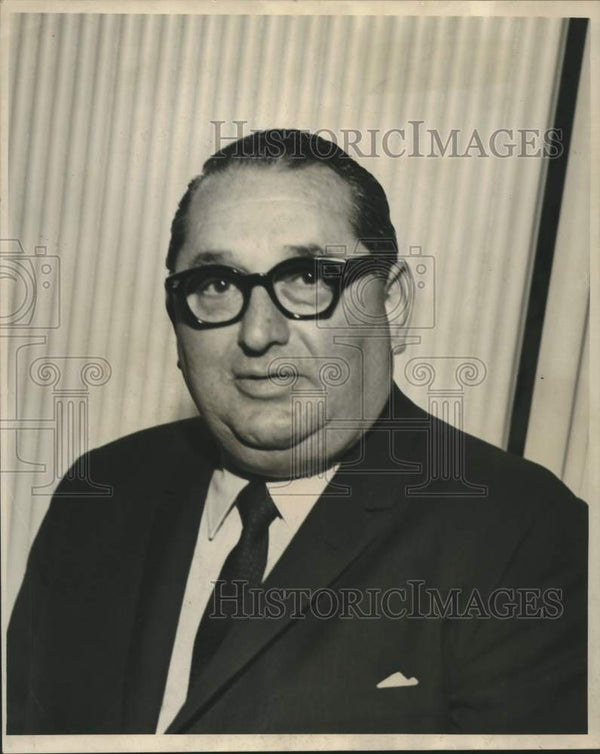 1966 Press Photo Joseph E. Levine in New Orleans to promote "Nevada ...