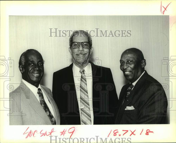1995 Press Photo Marcus Lyons, Richard Leiteau Jr., Oliver Thompson at ...
