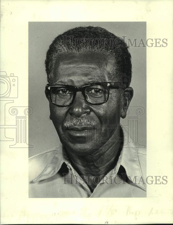 1983 Press Photo William Muse, retiring employee at The Times-Picayune ...