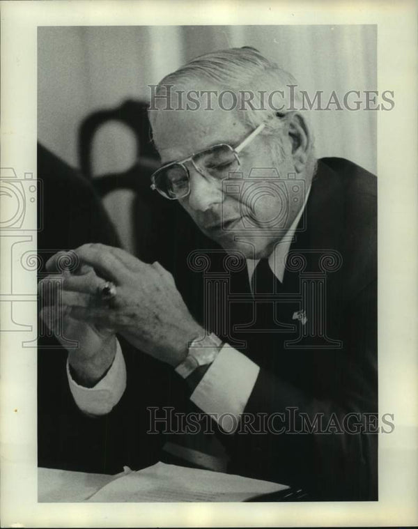 1976 Press Photo James Moreau, City Councilman - Historic Images