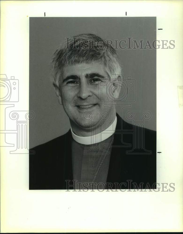 1991 Press Photo Reverend Ian Montgomery, rector of St. Philip ...
