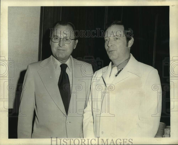1973 Press Photo Periodontists Dr. Claude L. Nabers & Dr. Samuel H ...