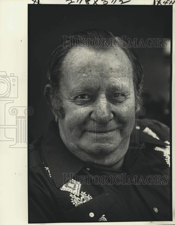 1980 Press Photo Roy Red Mouton, Lafayette native, now French Quarter ...