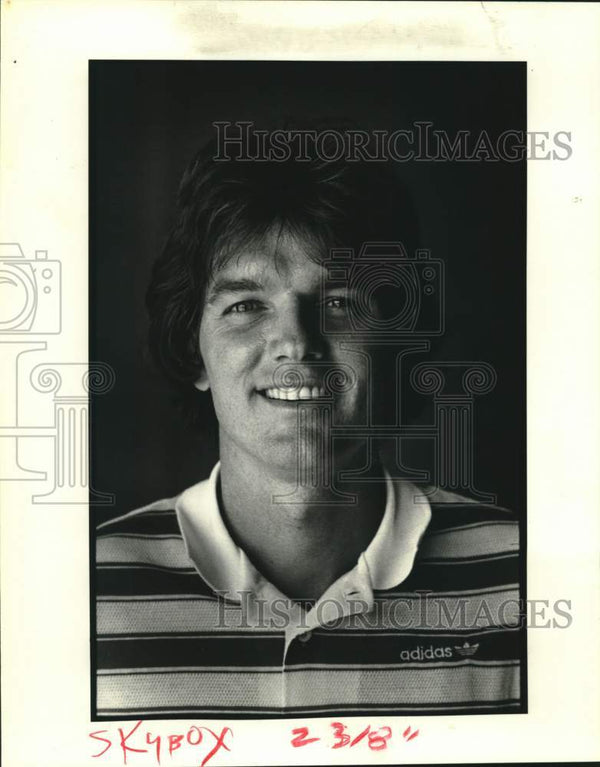 1984 Press Photo Steve Stefanki, U.S. Junior Davis Cup tennis coach ...