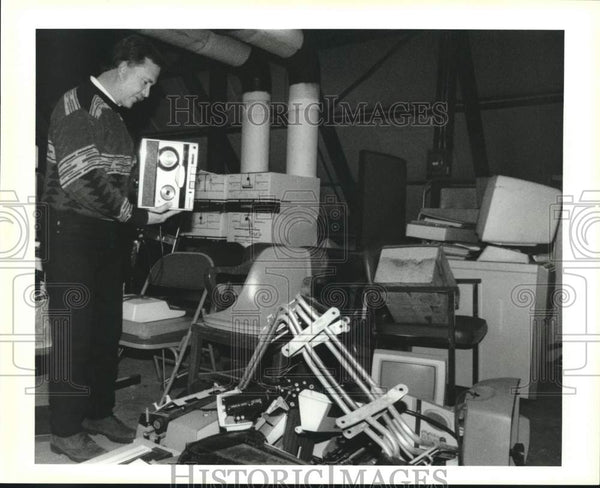1996 Press Photo Charles Ponstein, New St. Bernard Parish president ...