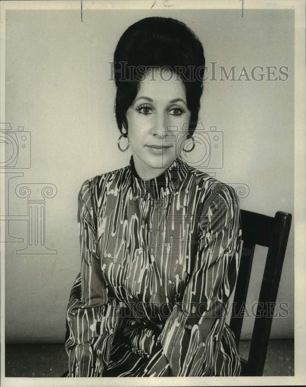 1970 Press Photo Singer Maria Powell from New Orleans - noc11820 ...