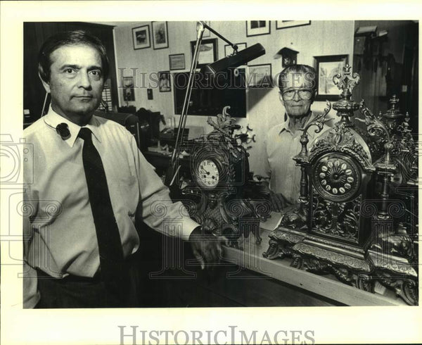 1989 Press Photo Richard and Peter Nieto, Watch Makers, Metairie ...