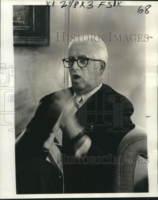 1976 Press Photo Ralph B. Rogers, Board Chairman, Public Broadcasting ...
