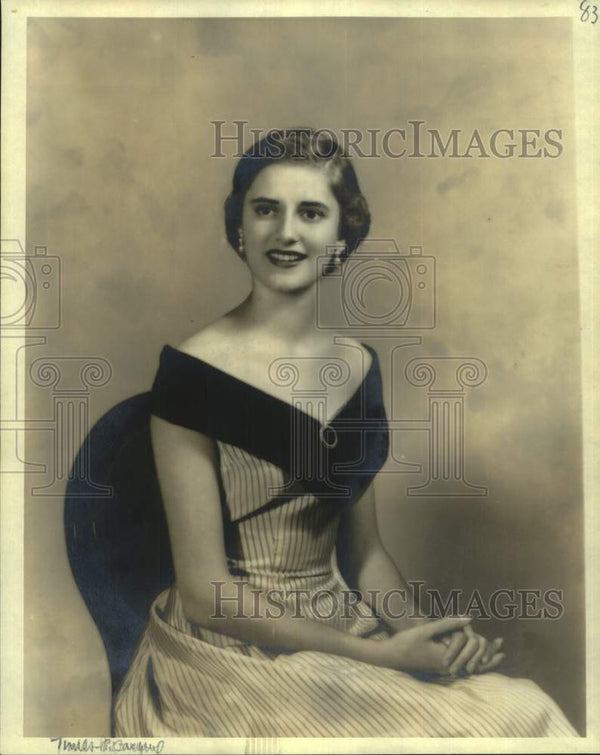 1954 Press Photo Miss Andree Provosty, New Orleans - noc16021 ...