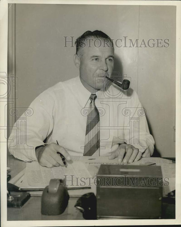 1964 Press Photo Andy Pilney, Tulane University Football Coach ...