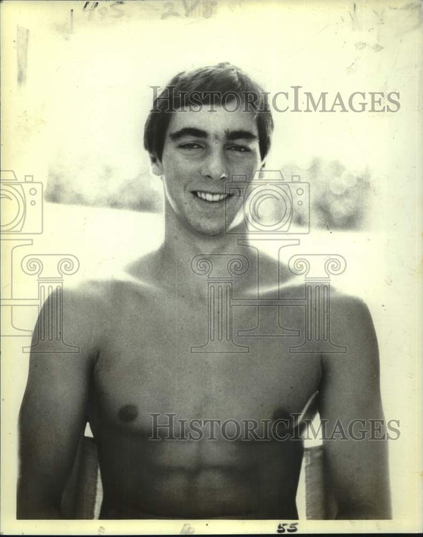 1981 Press Photo Brian Zielinski of Baton Rouge won 200-individual ...