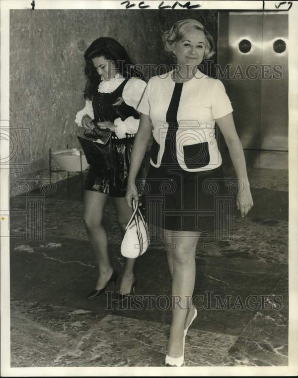 1970 Press Photo Jean Clemens Shipp & Janell Vincent to testify at ...