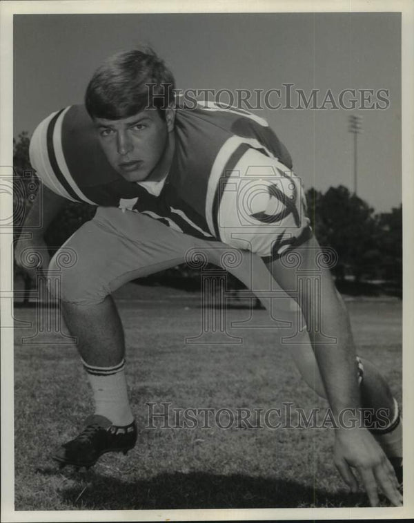 1971 Press Photo Jerry Simpson, Front Offensive Guard Football Player ...