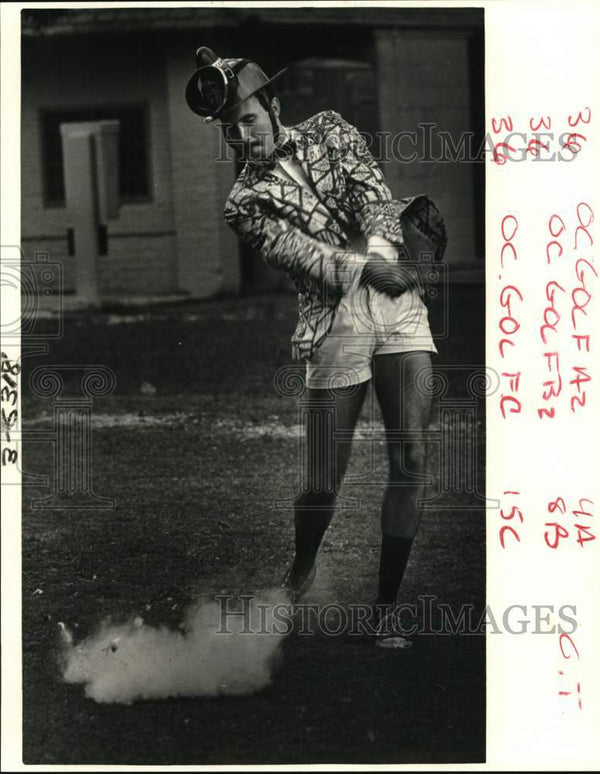 1985 Press Photo John Lambert III, SLAM Invitational Tournament player ...