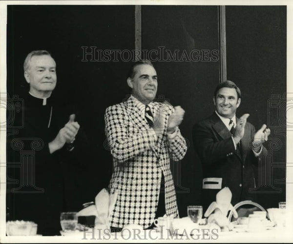 1976 Press Photo Hank Stram, New Orleans Saints Football Coach ...