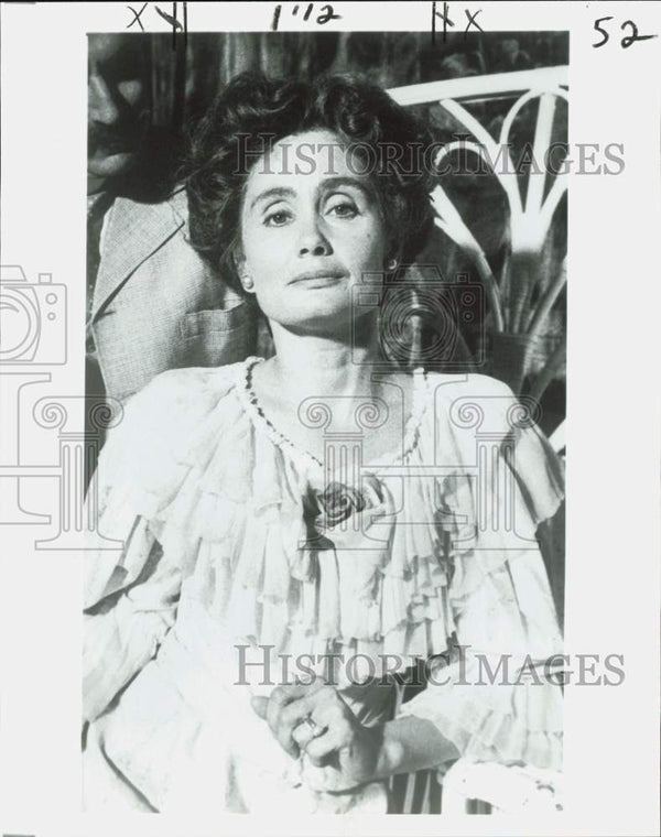 1981 Press Photo Kathleen Widdoes in title role, "Edith Wharton ...