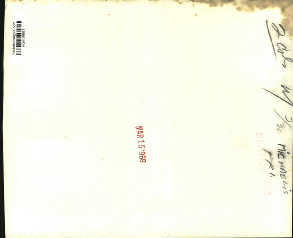 1968 Press Photo General John Michaelis, Major Othon Valent Admire ...