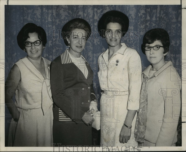 1970 Press Photo Hadassah group officers & president at installation ...
