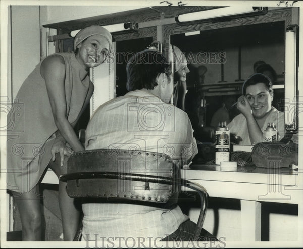 1970 Press Photo Versatile actress,director Carrol Durand with costar ...