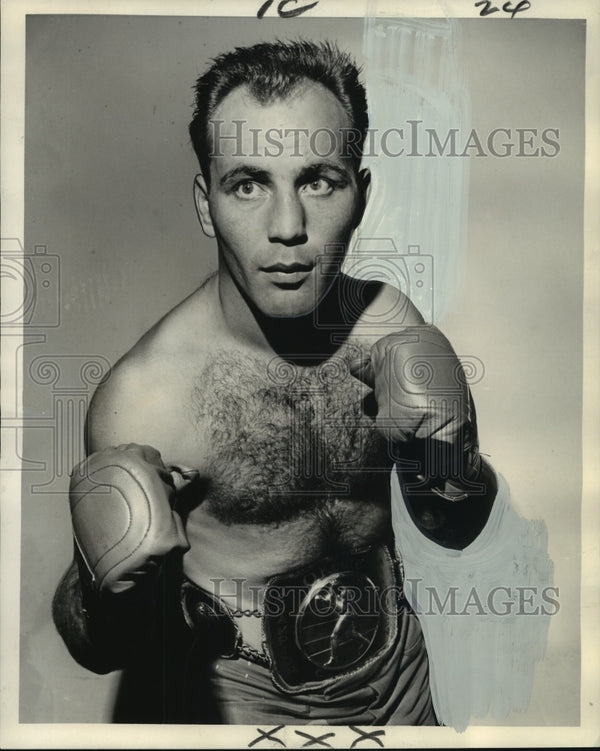 1966 Press Photo Joey Durelle, Canadian welterweight boxing champion ...
