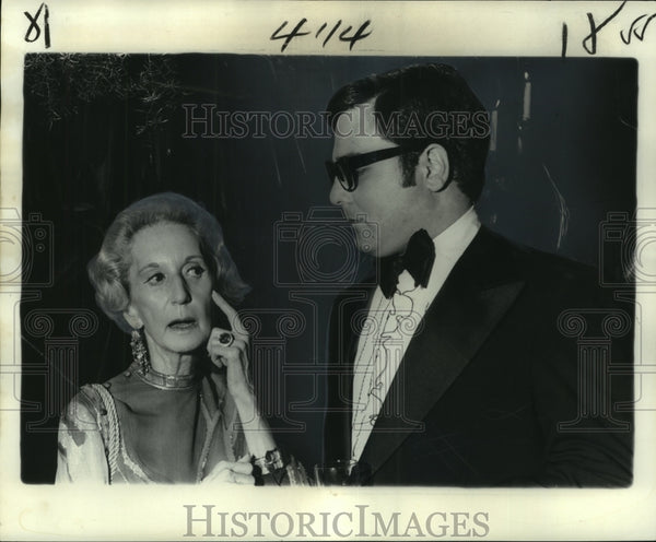 1977 Press Photo Muriel Bultman Francis, President of New Orleans ...