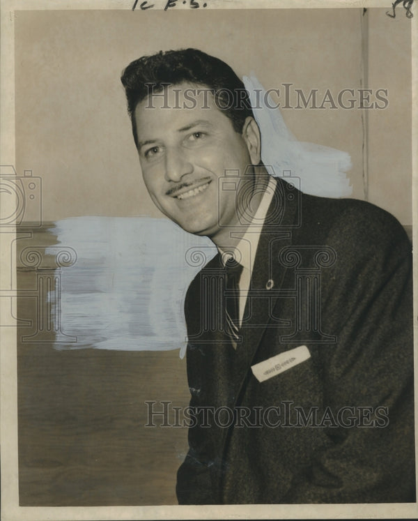 1958 Press Photo Frank Genovese - Historic Images