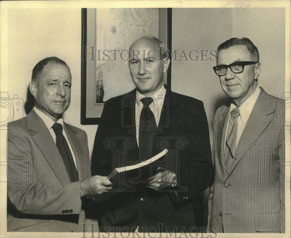 1973 Press Photo Daniel Vliet, Dr. Samuel F. Hulbert and Dr. Frank ...
